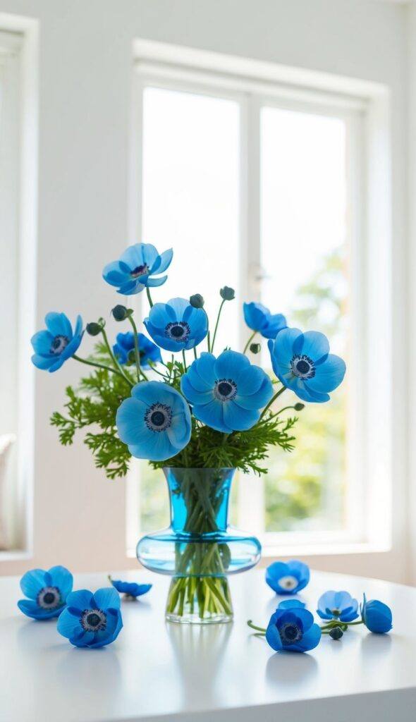 10 Blue Flower Arrangements You Can Make at Home Today - Floral ...
